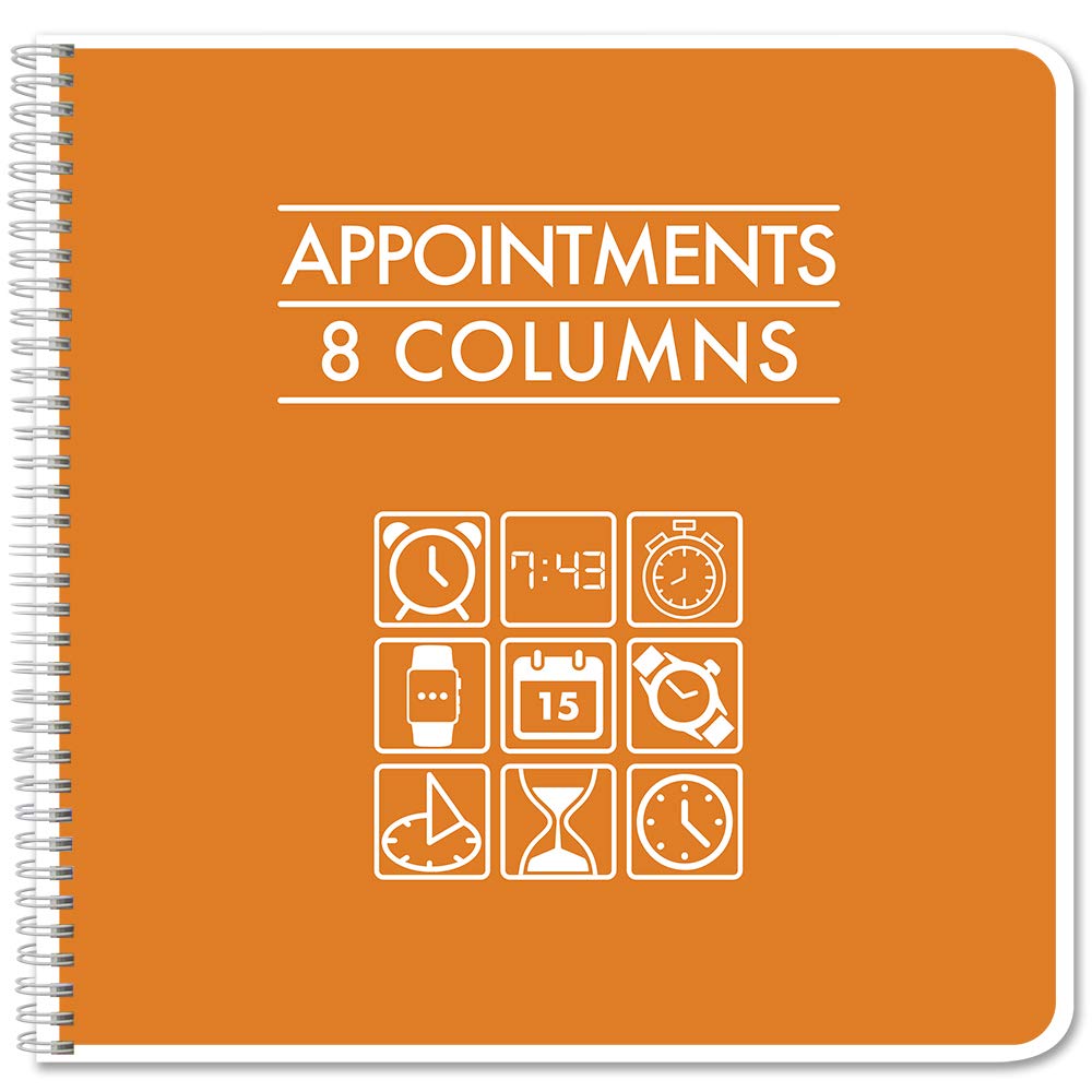 Amazon.com : BookFactory 8 or 16 Column Appointment Book/Appointment ...