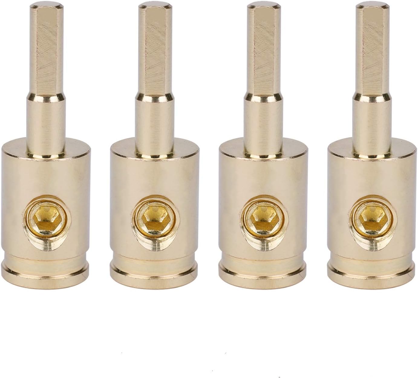 Amazon.com: Amp Input Reducer 4pcs 4 Gauge to 8 Gauge Wire Reducer ...