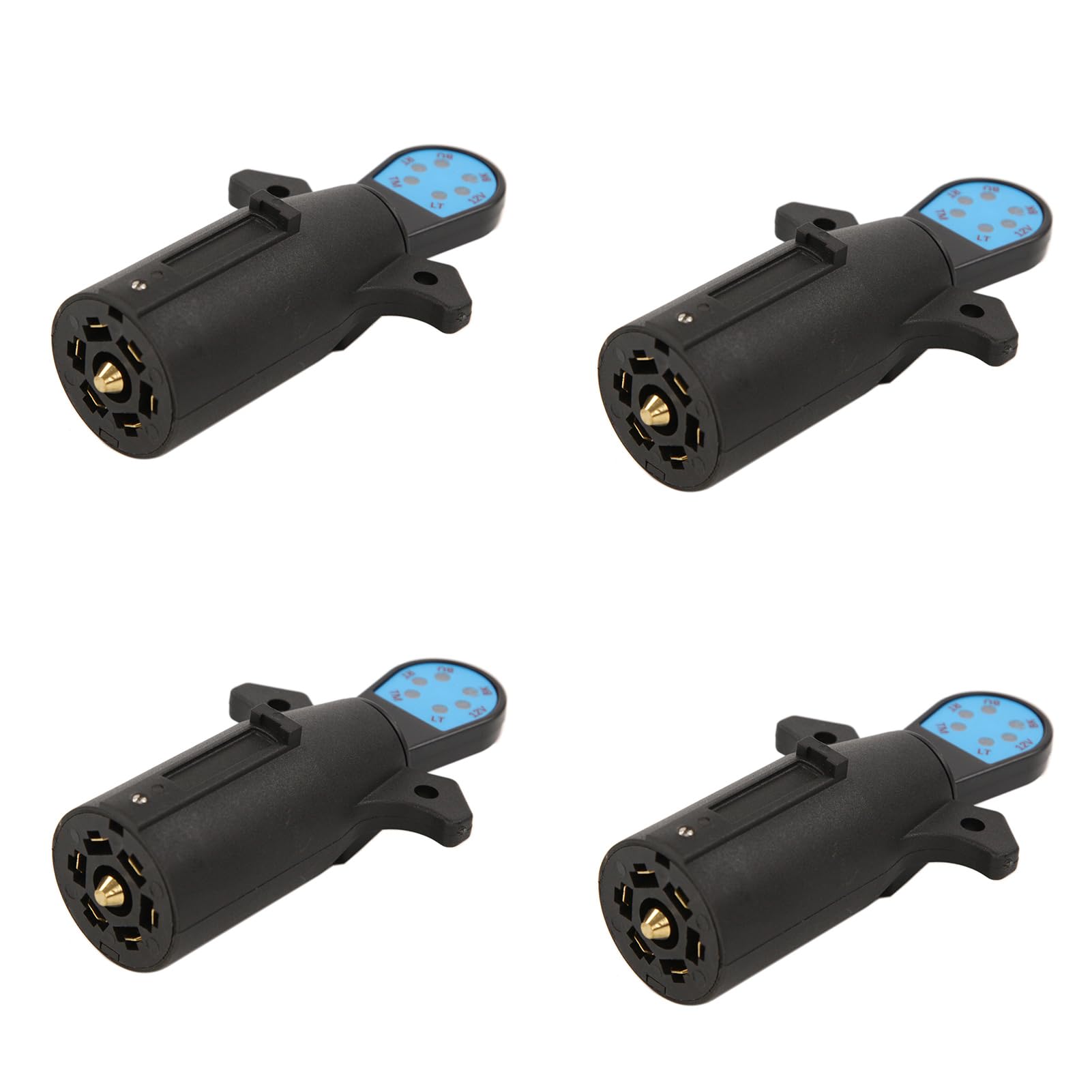 Snapklik.com : NEWSUN 7-Way Trailer Light Circuit Connector Tester w/LED