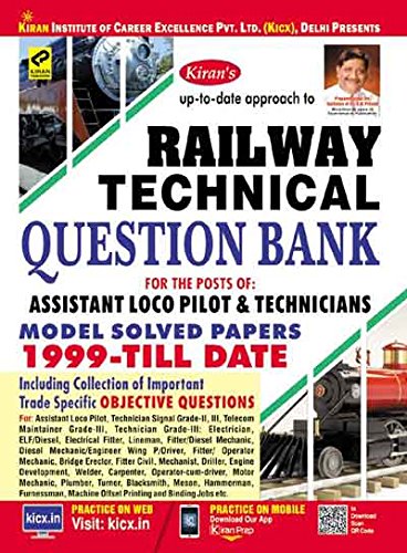 Buy Kiran's Railway Technical Question Bank (1999 - Till Date) 2130 ...