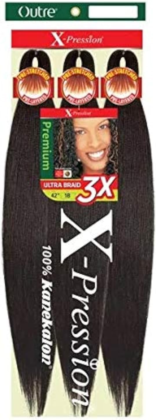 Amazon.com : [3 PACK DEAL] Outre X-Pression Braid-Pre Stretched Braid ...