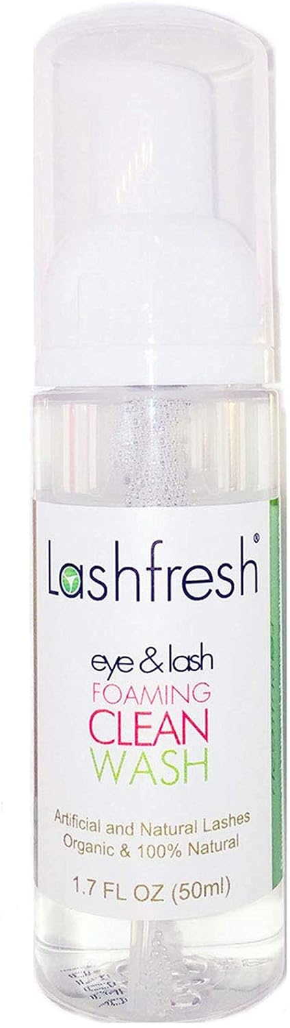 Amazon.com : Lashfresh Foaming Clean Wash for Eyelash Extensions and ...