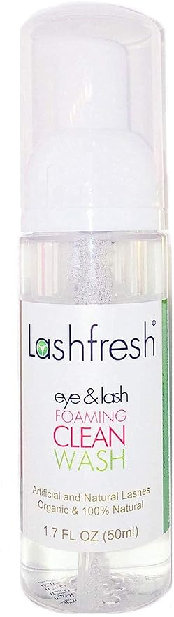 Amazon.com : Lashfresh Foaming Clean Wash for Eyelash Extensions and ...
