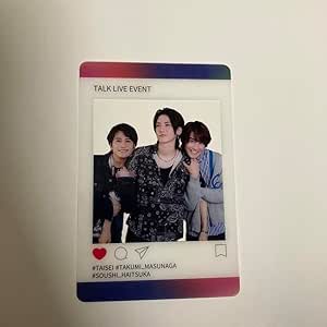 Amazon.com: Talk Live Event Clear Card TAISEI Takuya Masunaga Muneshi Hashizuka