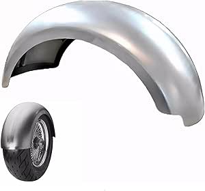 Amazon.com: 10-1/2" Ultra-Wide Custom Rear Fender Raw Steel Undrilled ...