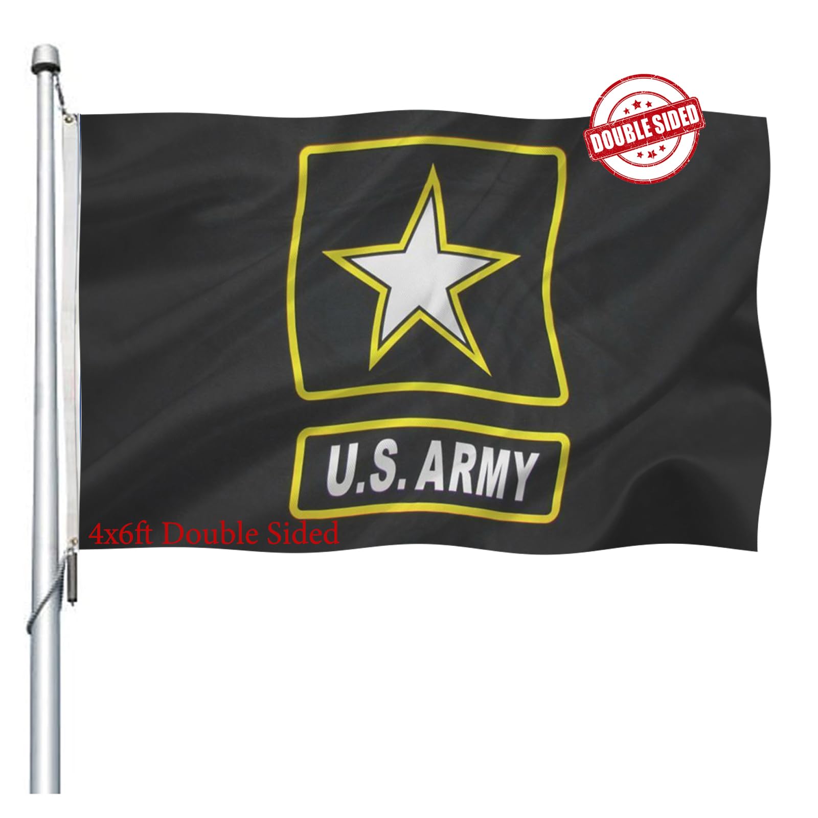 Bandera General De Cuatro Estrellas Del Ejército De Los Estados Unidos