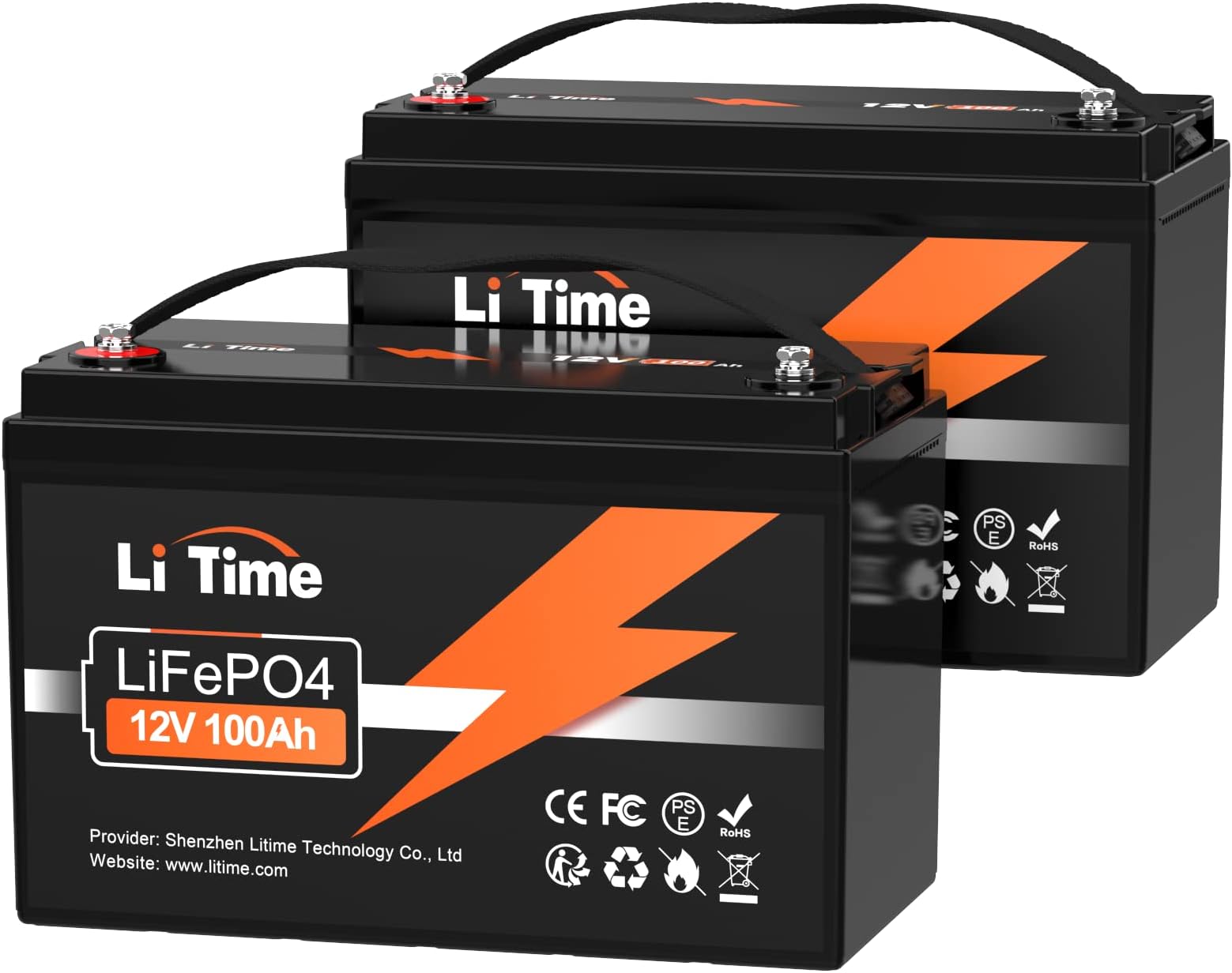 Amazon.com: LiTime 12V 140Ah Bluetooth LiFePO4 Lithium Battery 150A BMS ...