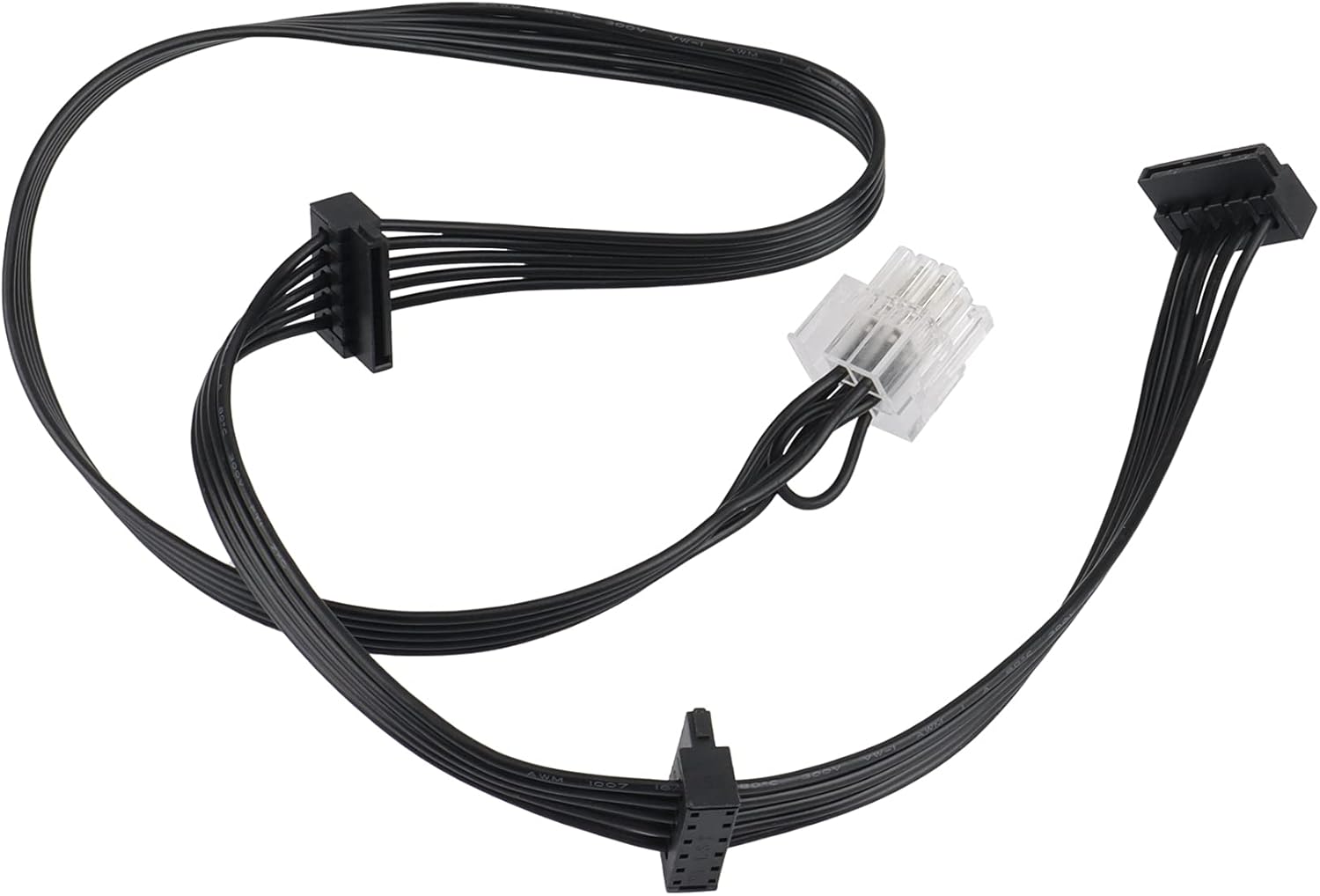 Pcivzxam 9Pin to 3 Port SATA 15Pin Peripheral Modular Power Supply ...