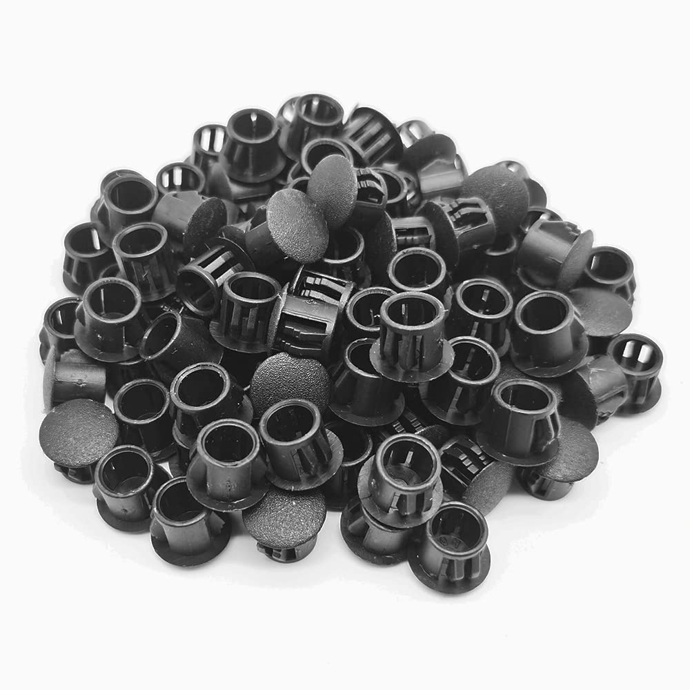 Amazon.com: Alamic Hole Plugs 3/8" Plastic Flush Type Hole Plugs Snap ...