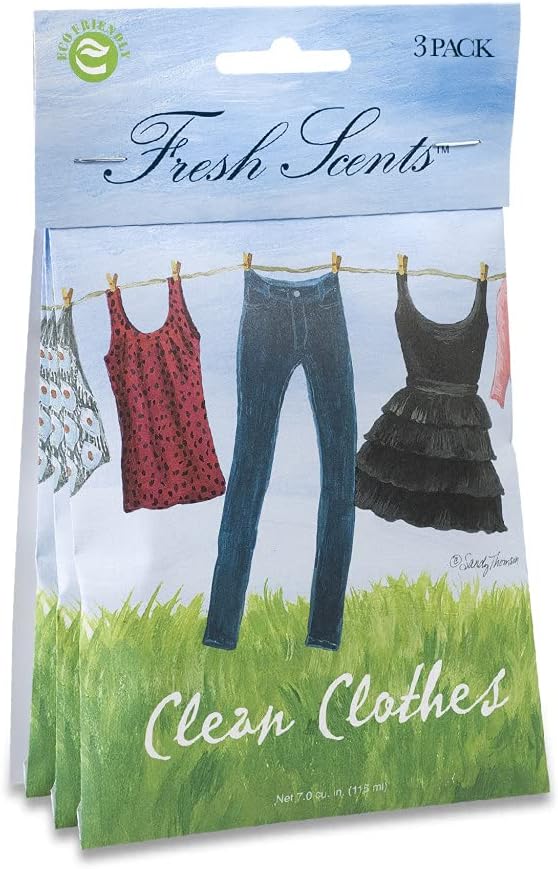 Amazon.com: Fresh Scents Scent Packets in Clean Clothes (Set of 3 ...