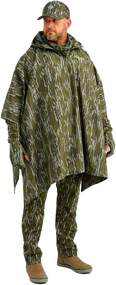Amazon.com: Nomad Men's Poncho Packable Waterproof Camo Rain Poncho ...