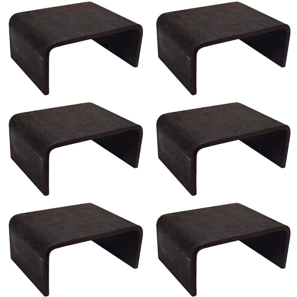 Amazon Set Of 6 3 X 1 5 8 X 3 5 Weld On Stake Pocket 6 Gauge