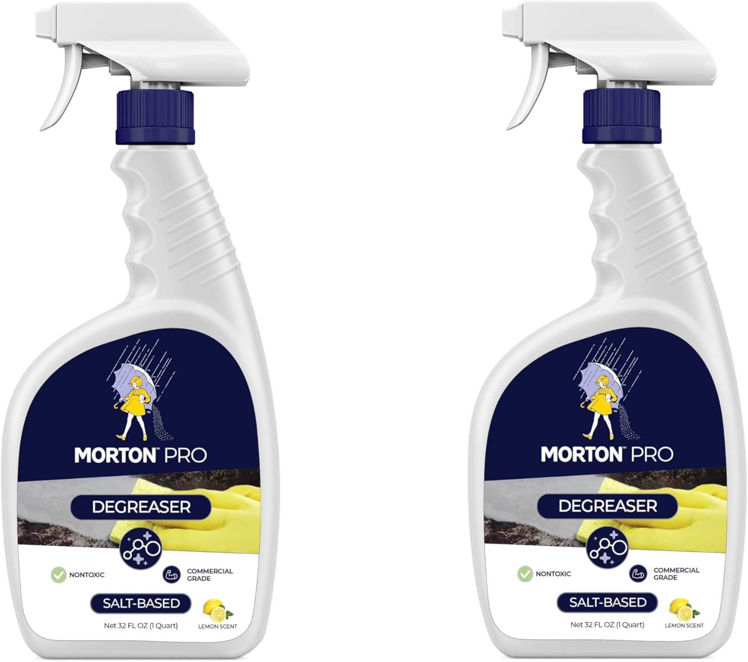 Amazon.com: Morton Pro - 2-Pack Degreaser Cleaner, Heavy-Duty Salt-Based Nontoxic & Commercial ...