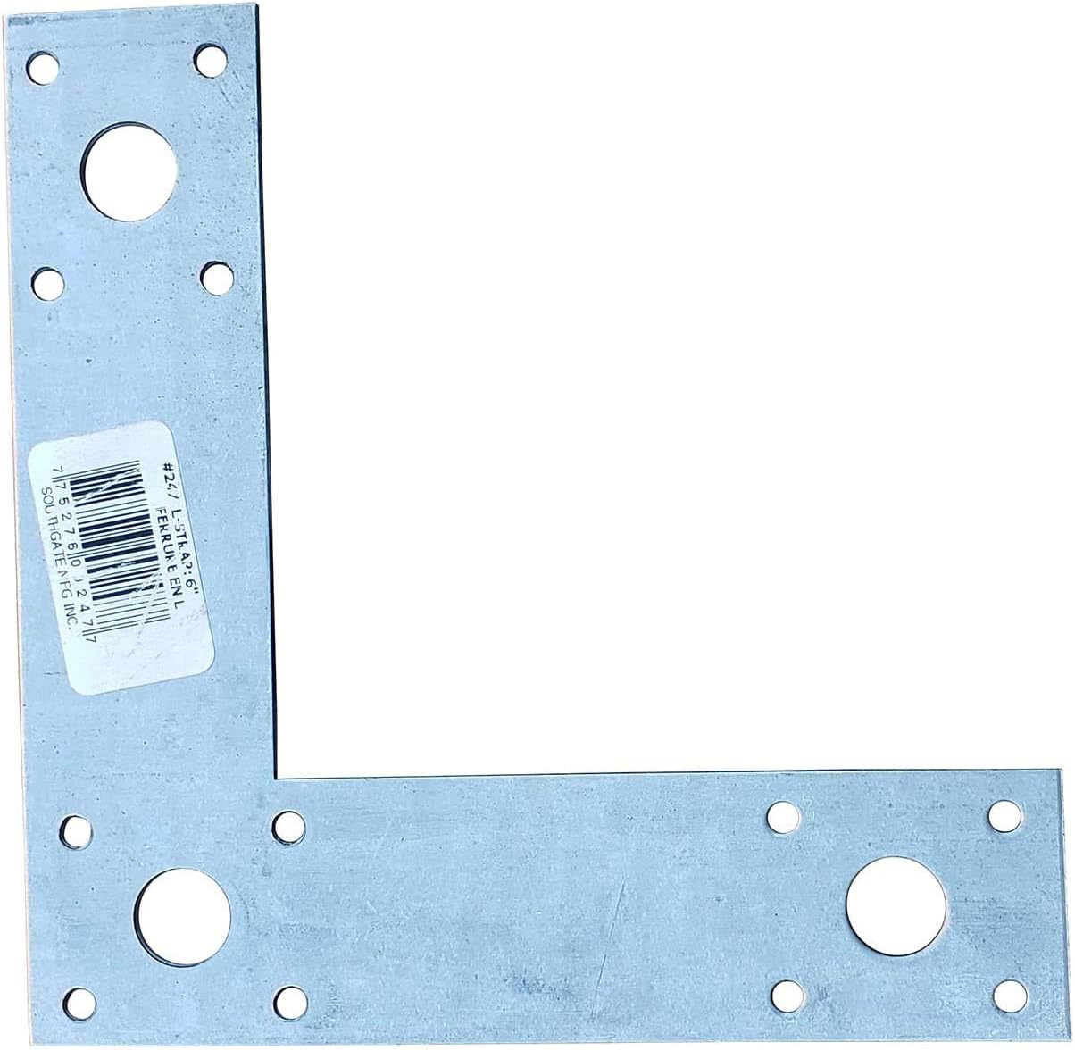 Amazon.com: L Strap 6" Beam to Post Connection Support, Galvanized #247 ...