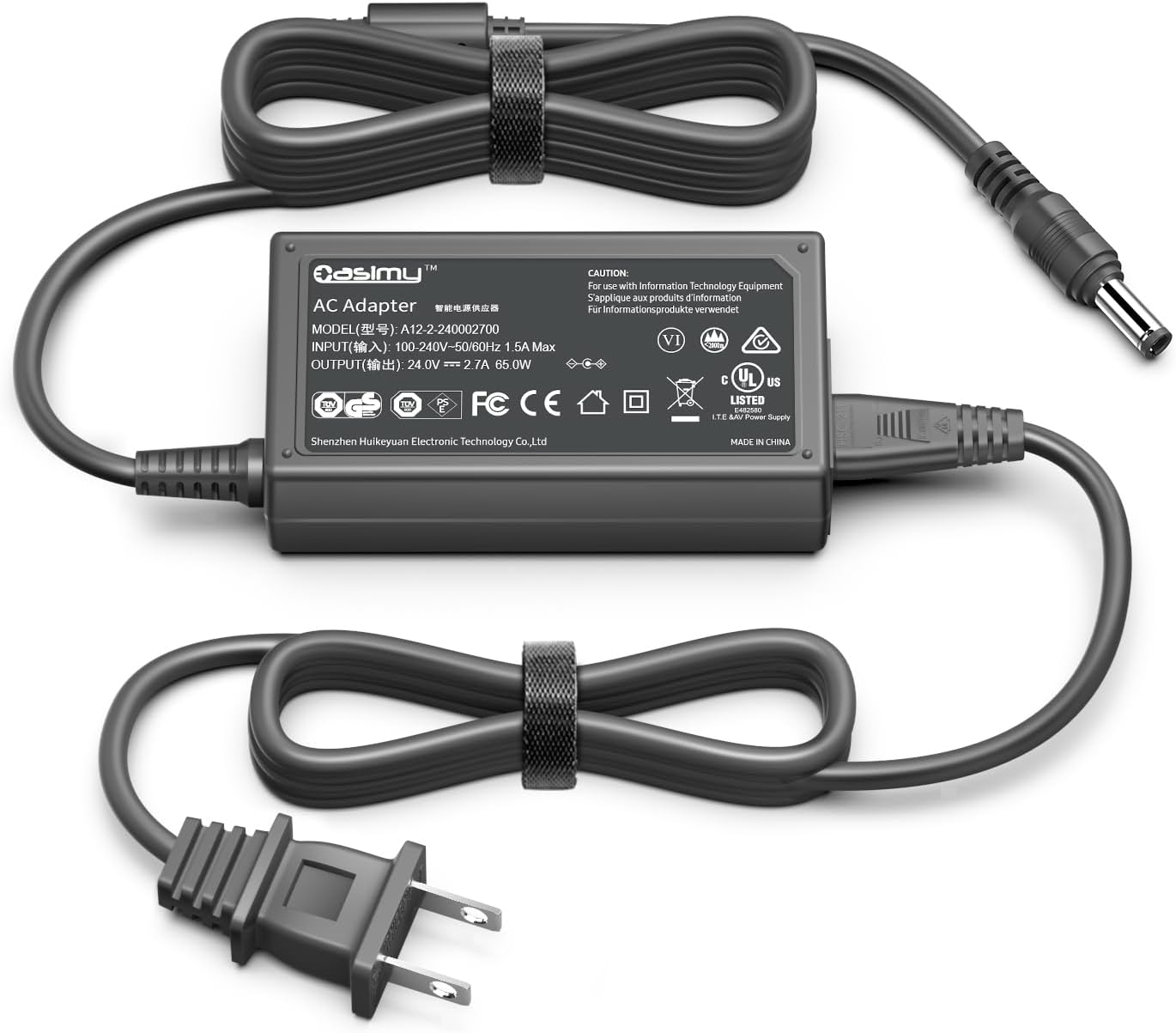 Amazon.com : CASIMY 24V 2.5A Adapter Compatible with Kodak PD-450 PD-450W PD460 PD-460 PD-460B ...