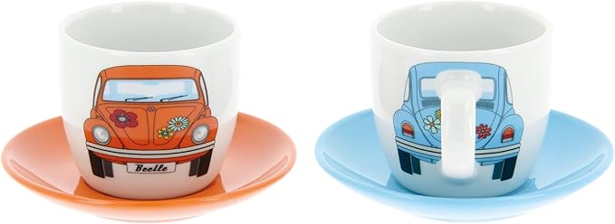 Amazon.com: BRISA VW Collection - Volkswagen Espresso Cups Coffee-Tea ...
