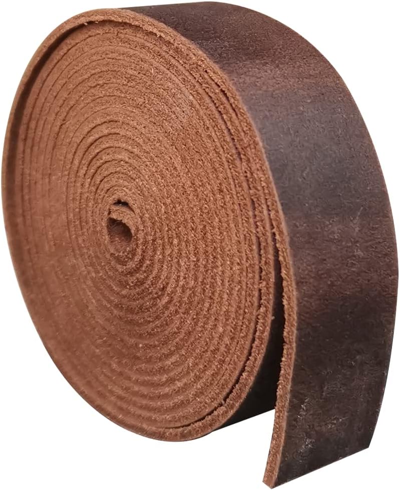 Amazon.com: Genuine Leather Strip 1 Inch Wide 64 Inches Long for DIY ...
