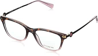 Amazon.com: Coach Women's Hc6176 Rectangular Prescription Eyewear ...
