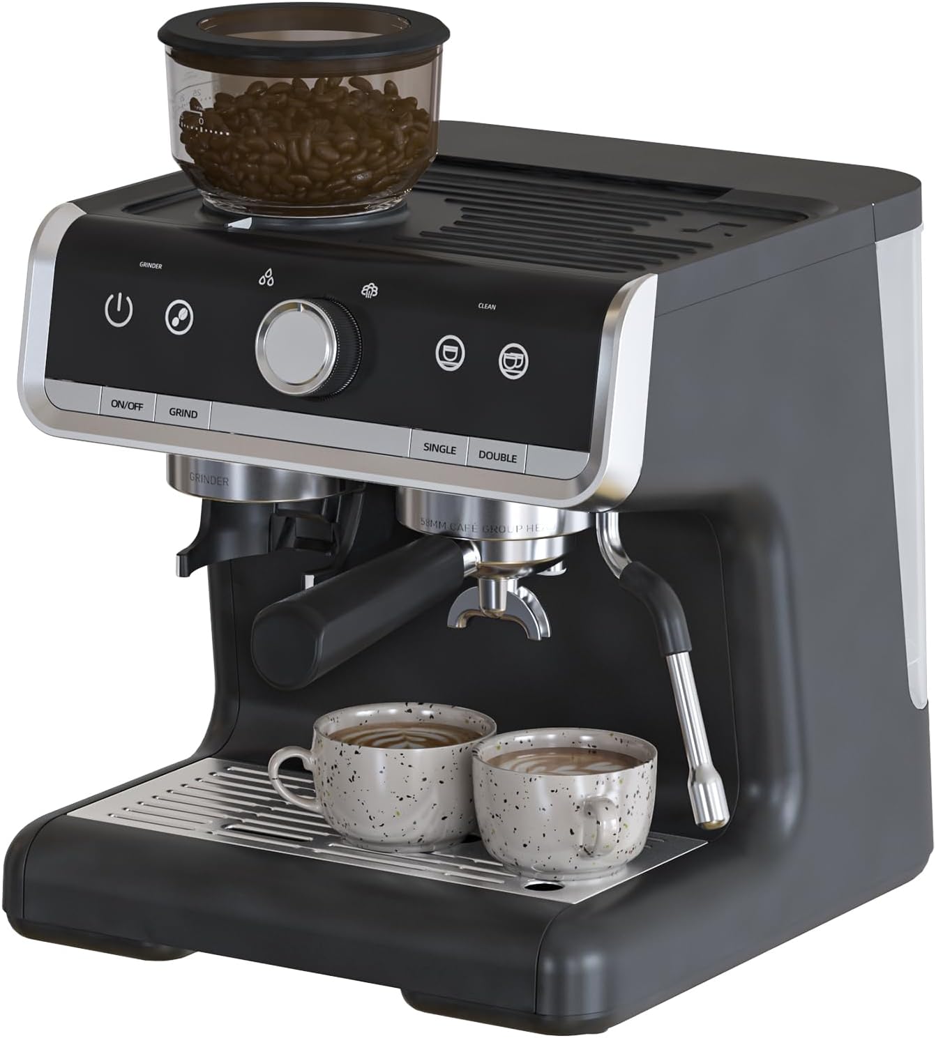 Amazon.com: KIMORE Professional Espresso Machine 1450W with Grinder ...