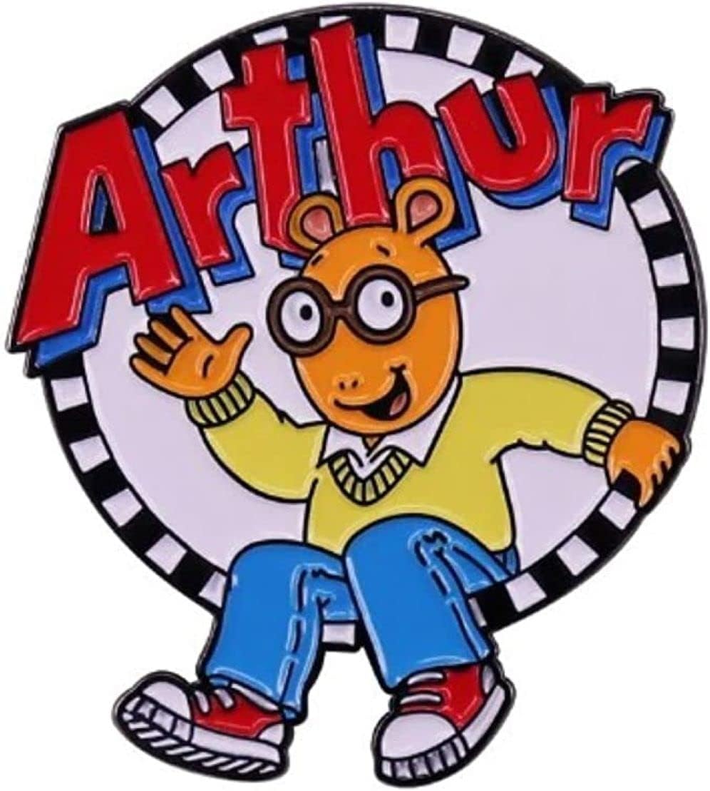 Amazon.com: Arthur Classic Cartoon Character Metal Enamel 1 Inch Tall ...