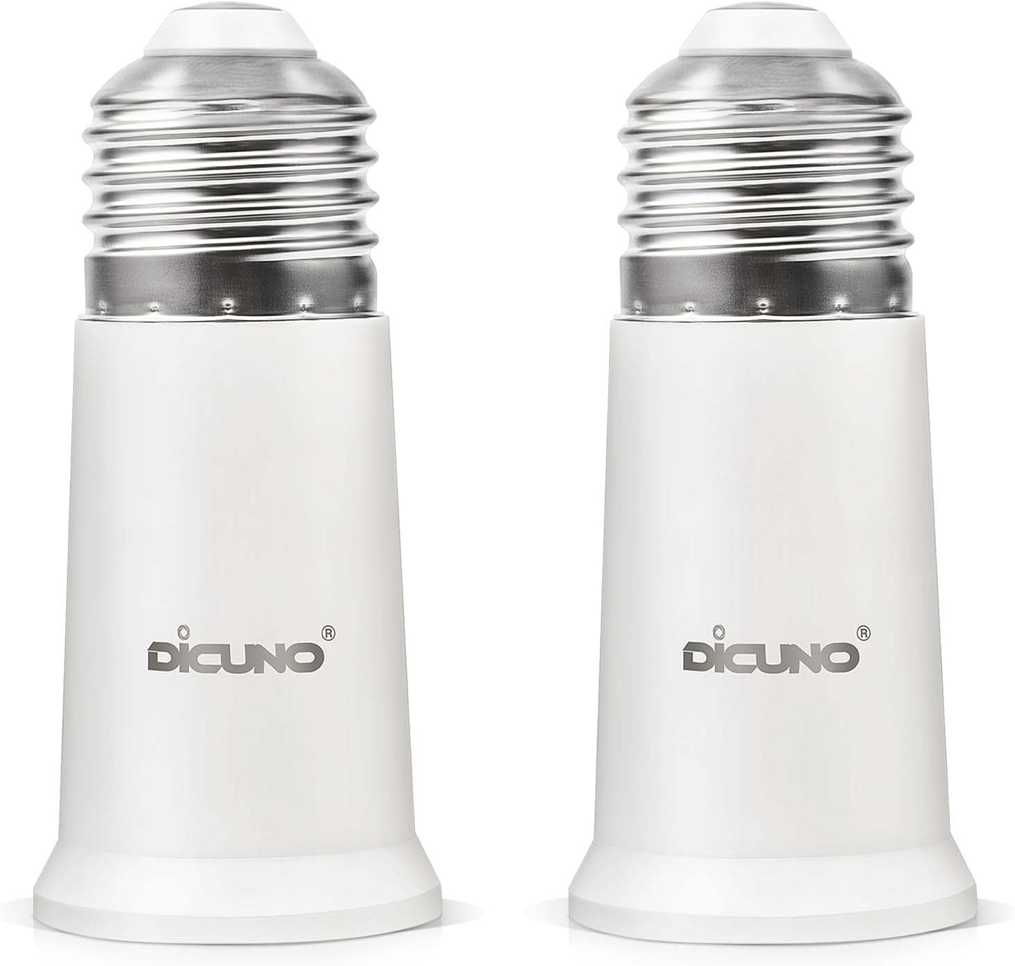 DiCUNO E26 Base Socket 5CM Extention, E26 to E26 Lamp Bulb Socket ...