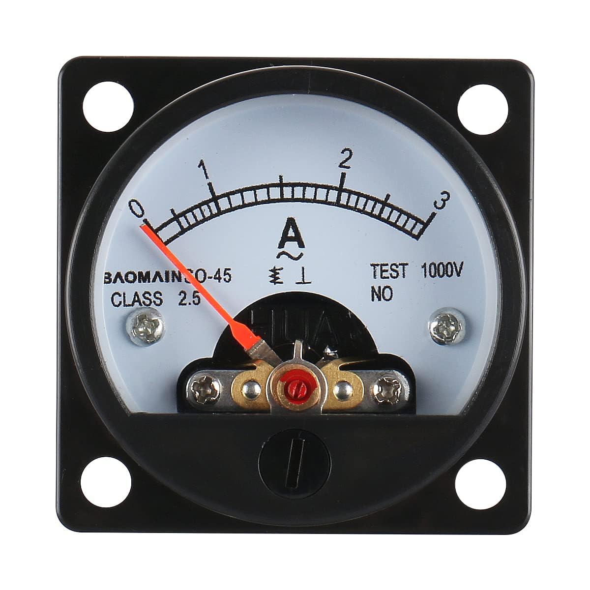 Amazon.com: Baomain SO-45 AC 0-3A Round Analog Panel Meter Current ...