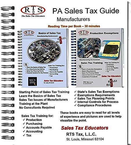 Pennsylvania Sales Tax Guide for Manufacturers: Robert T. Smith: Amazon ...