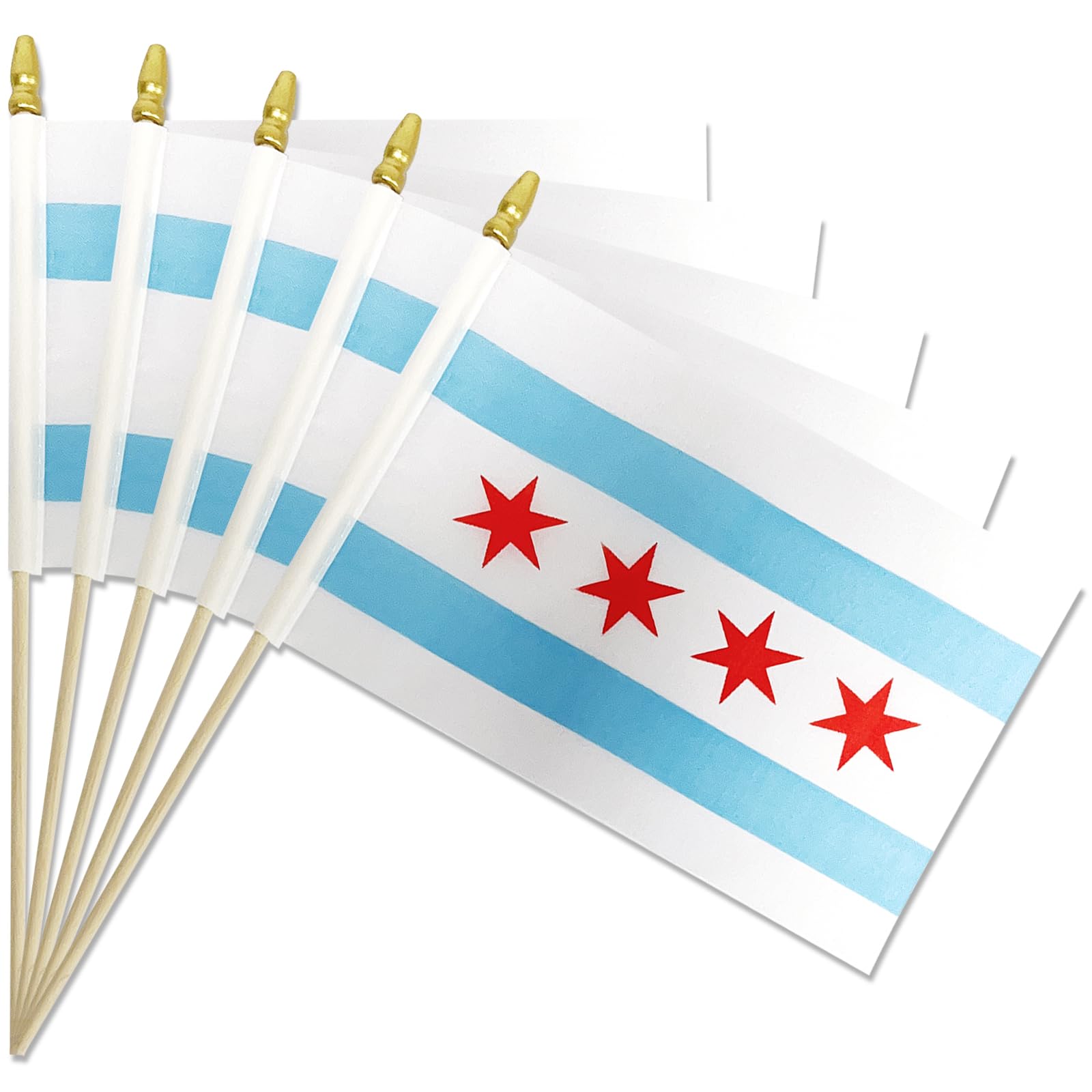 Chicagos Flag With A Gun Markham New Chicago (Patent Pending Model)
