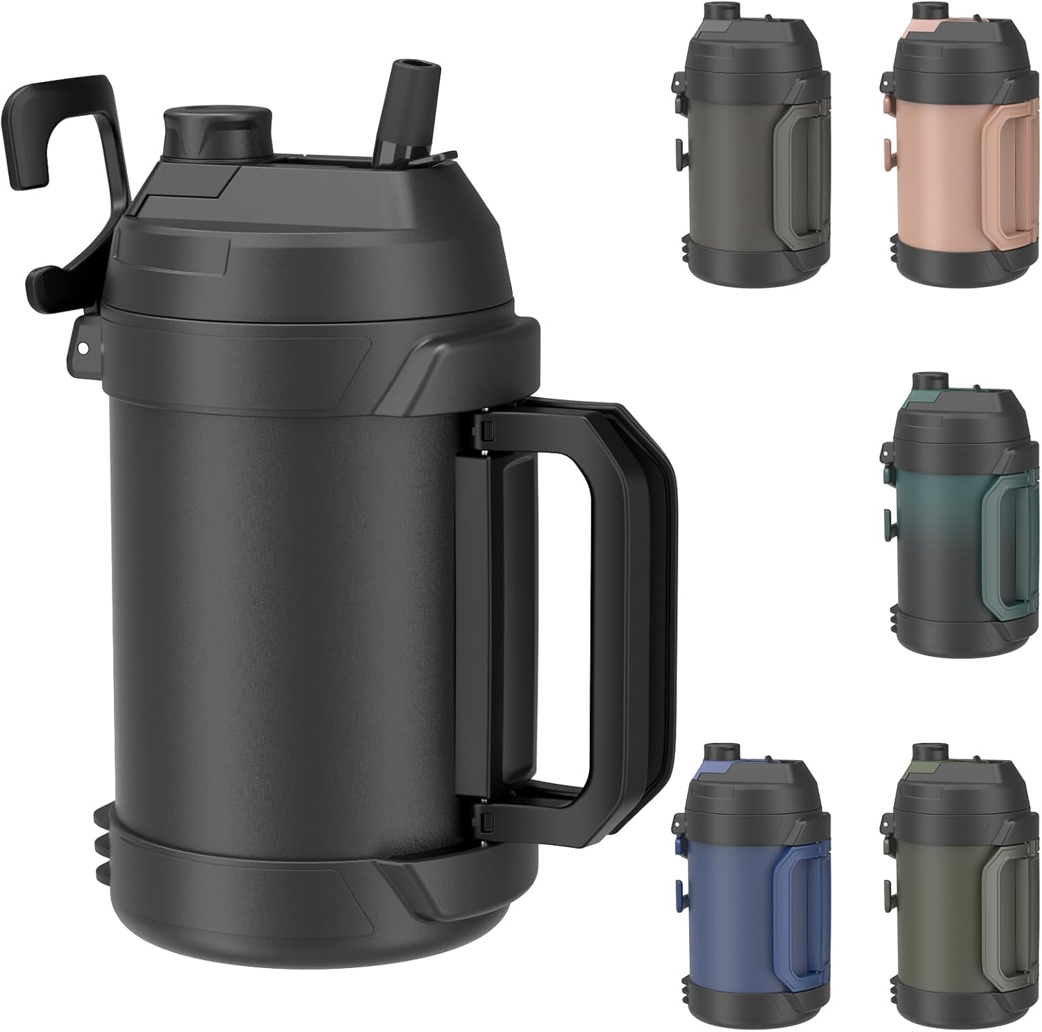 Amazon.com: Zukro Gallon Jug, 115 oz Vacuum Insulated Stainless Steel ...