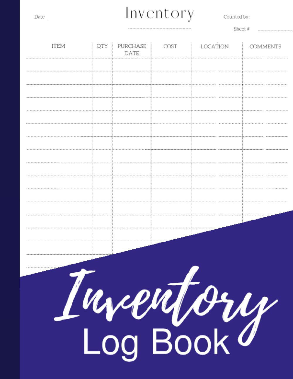 Amazon.com: Inventory Log Book: Simple Inventory Book For Small ...