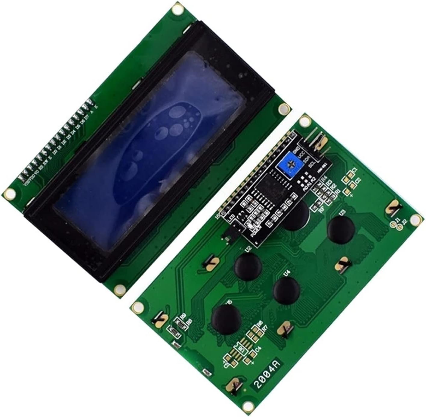 Amazon.co.jp: 1 個 LCD2004 + I2C 2004 20x4 2004A ブルースクリーン HD44780 キャラクター ...