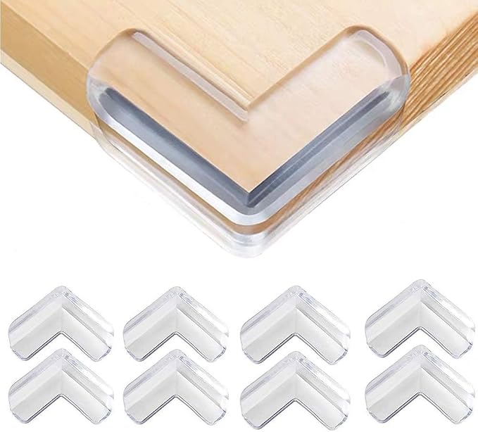 Safety Corner Protectors Guards, 8Pcs Baby Proofing Safety Corner Clear ...
