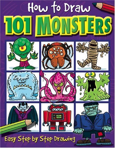 How to Draw 101 Monsters: Easy Step-by-step Drawing (How to draw) by ...