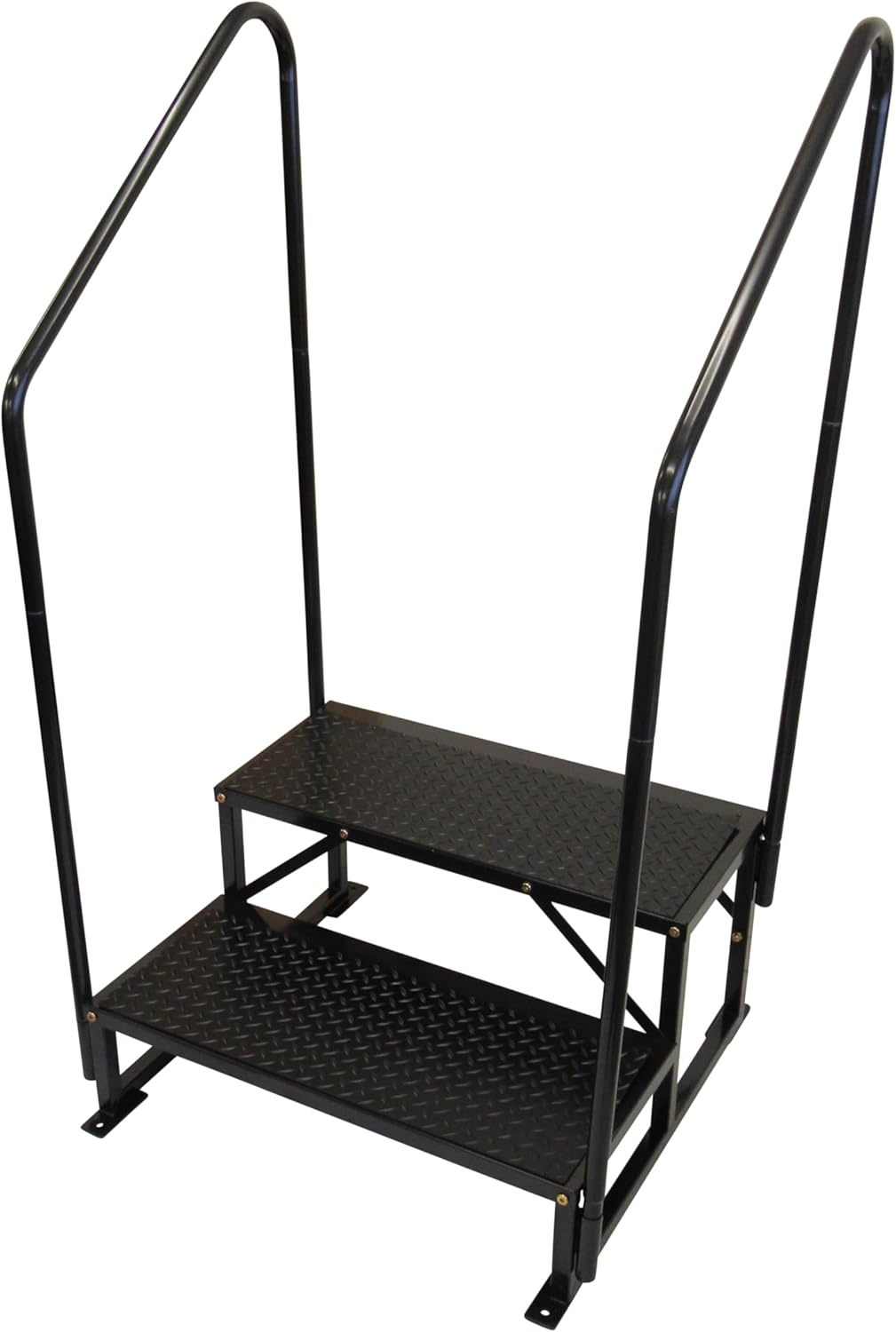 Generic Freestanding Caravan Double Step 2 Tread with 2 Handrails (Non ...