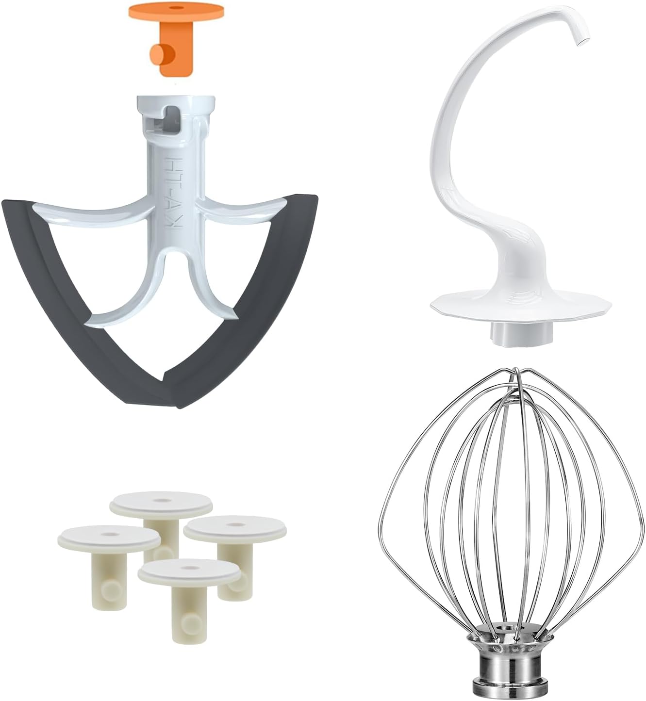 Amazon.com: ucho Kitchen Aid Mixer Attachments 4 PCS Set - Stand Mixer ...