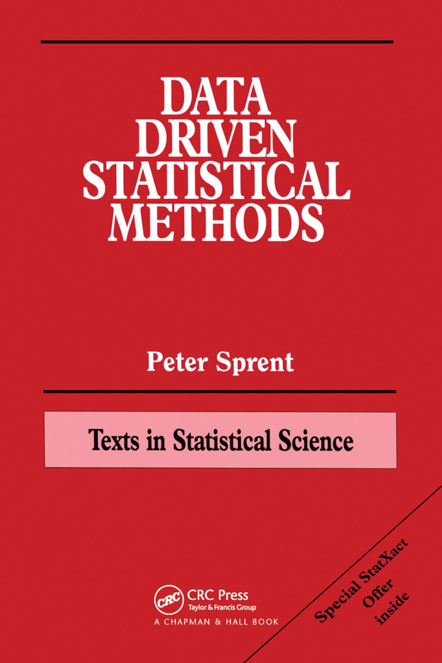 Data Driven Statistical Methods Chapman And Hallcrc Texts In Statistical Science