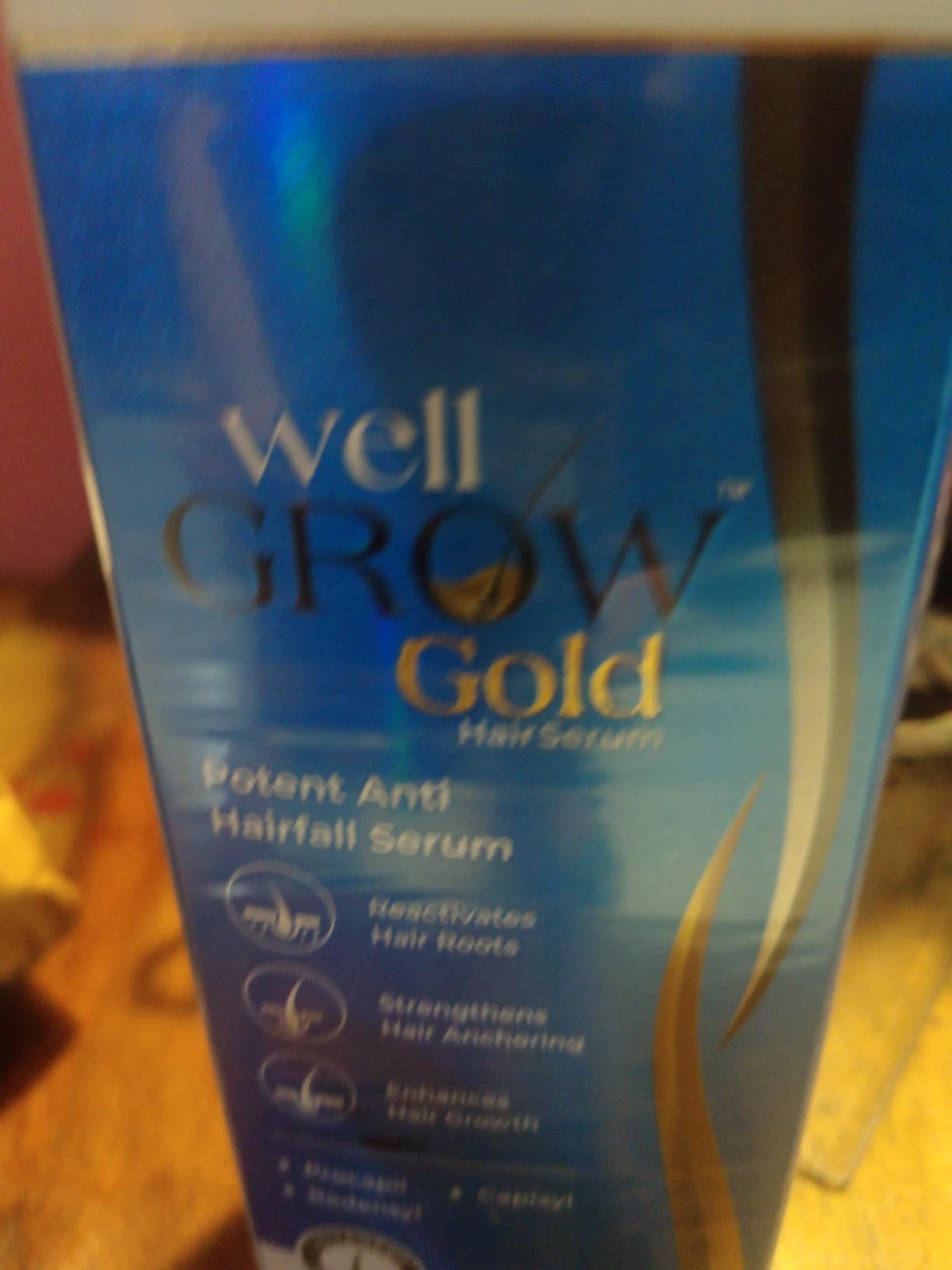 Buy Brinton WellGrow Gold Hair Serum for Hair Care, Women, Men 60 ml ...