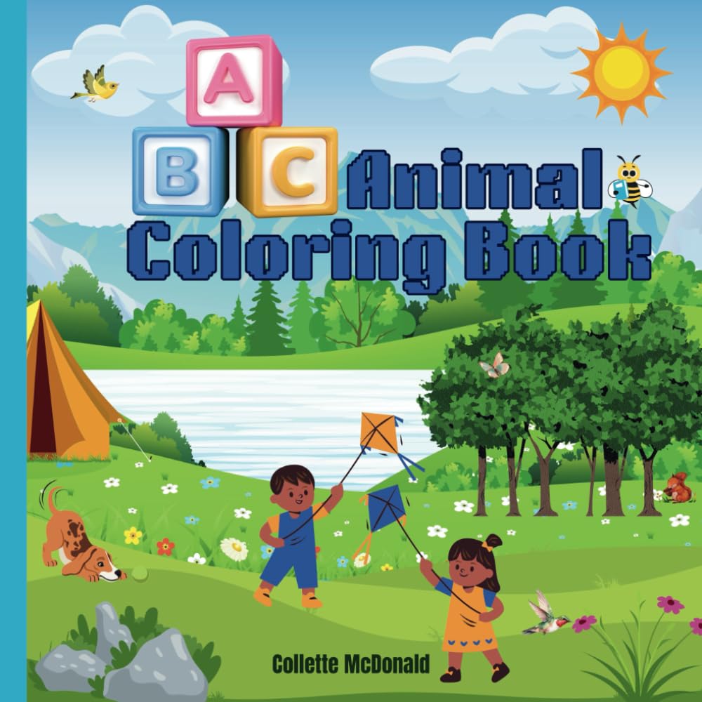 Amazon.com: ABC Animal Coloring Book: Cute, Playful, and Educational ...