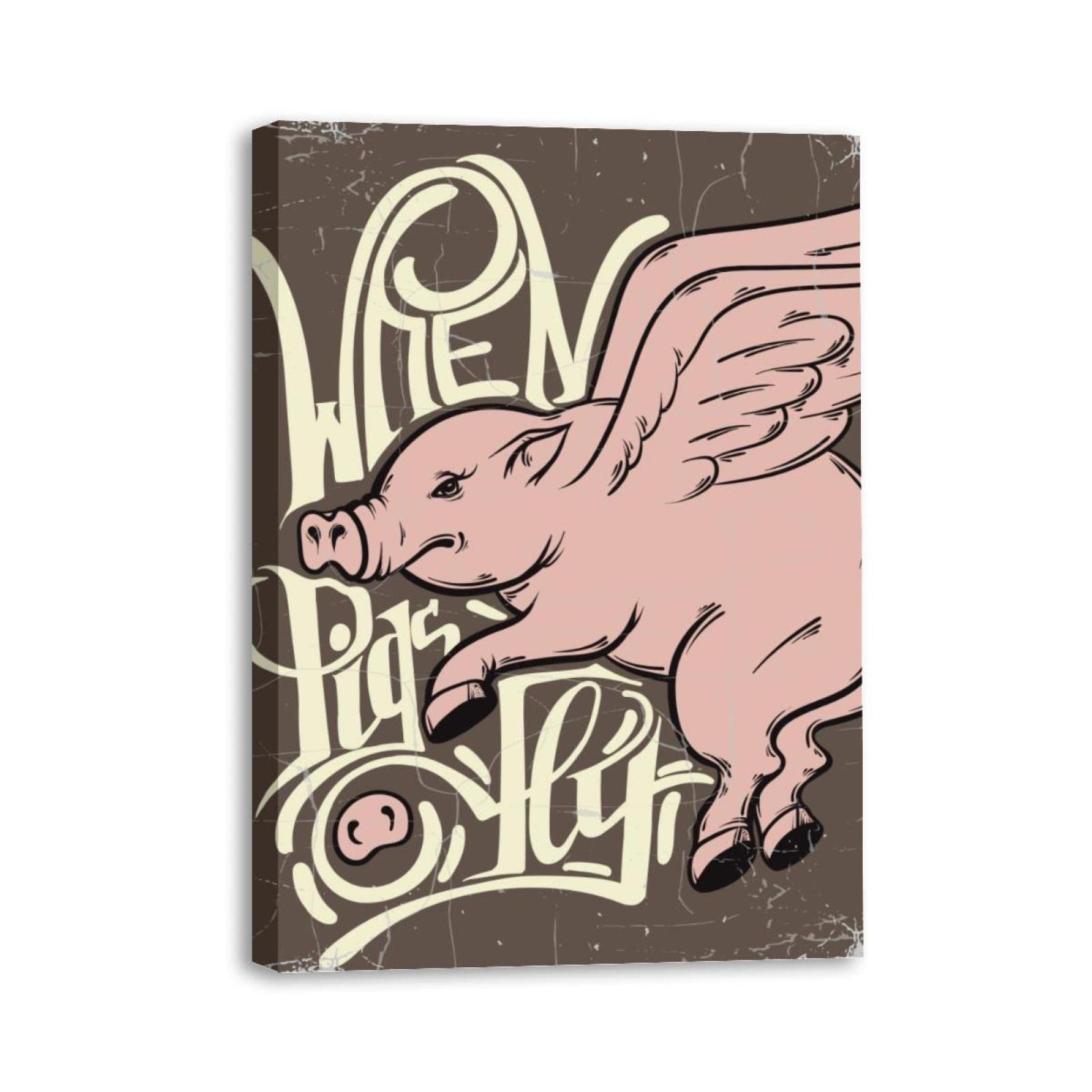 When Pigs Fly Painting