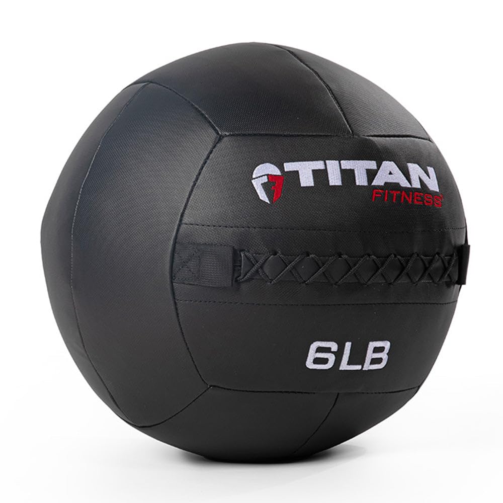 Snapklik.com : Titan Fitness 6 LB Soft Shell Medicine Wall Ball