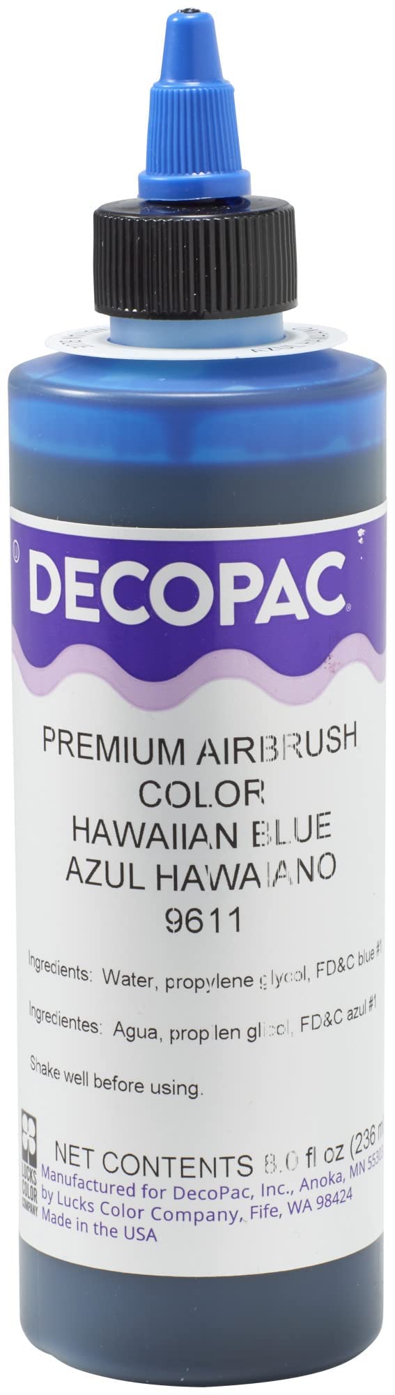 Snapklik.com : Hawaiian Blue Food Coloring, 8 Fl Oz Airbrush Food Color ...
