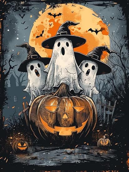 Amazon.com: Reofrey DIY Diamond Art Kits for Adults Halloween, Ghosts ...