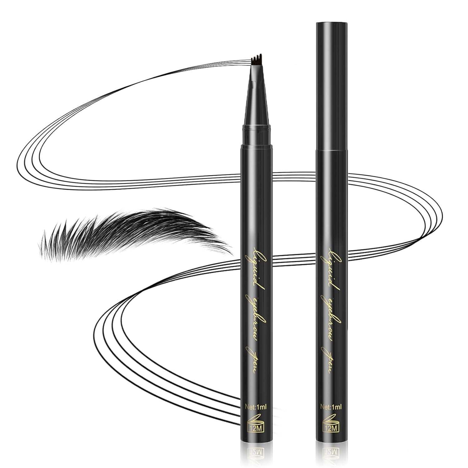 Amazon.com : Eyebrow Pencil Microblade Eyebrow Pen - Liquid Brow Pencil ...