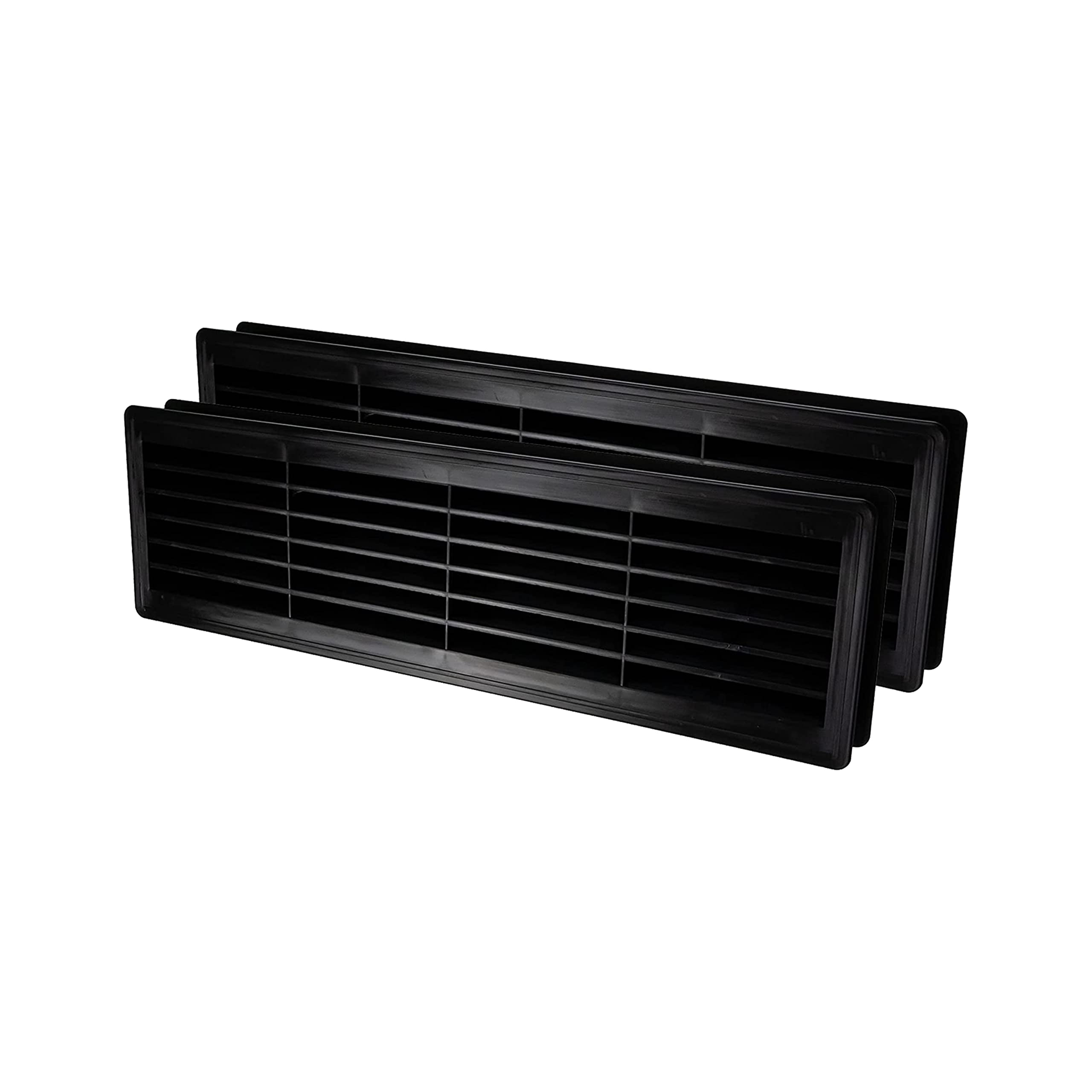 Buy Vent Systems 18" x 5" Inches - Pack of 2 Black Door Air Registers ...