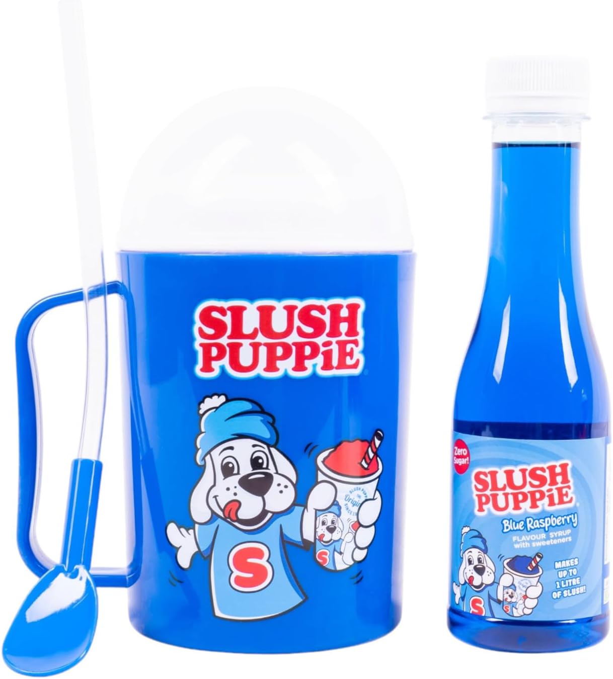 Slush Puppie Slushie Making Cup with Blue Raspberry Syrup Official ...