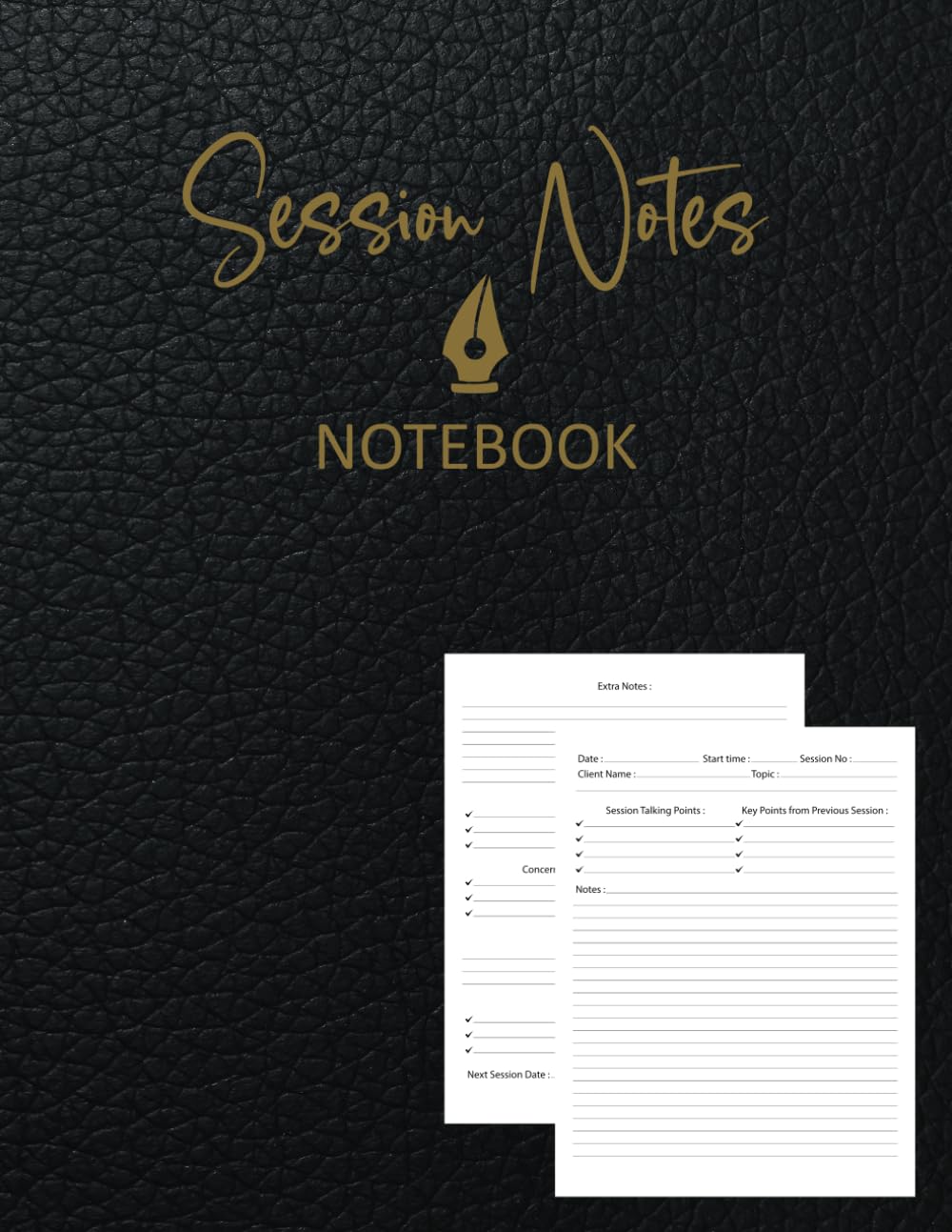 Session Notes Notebook: for Therapists, Counselors, Coaches, and Social ...