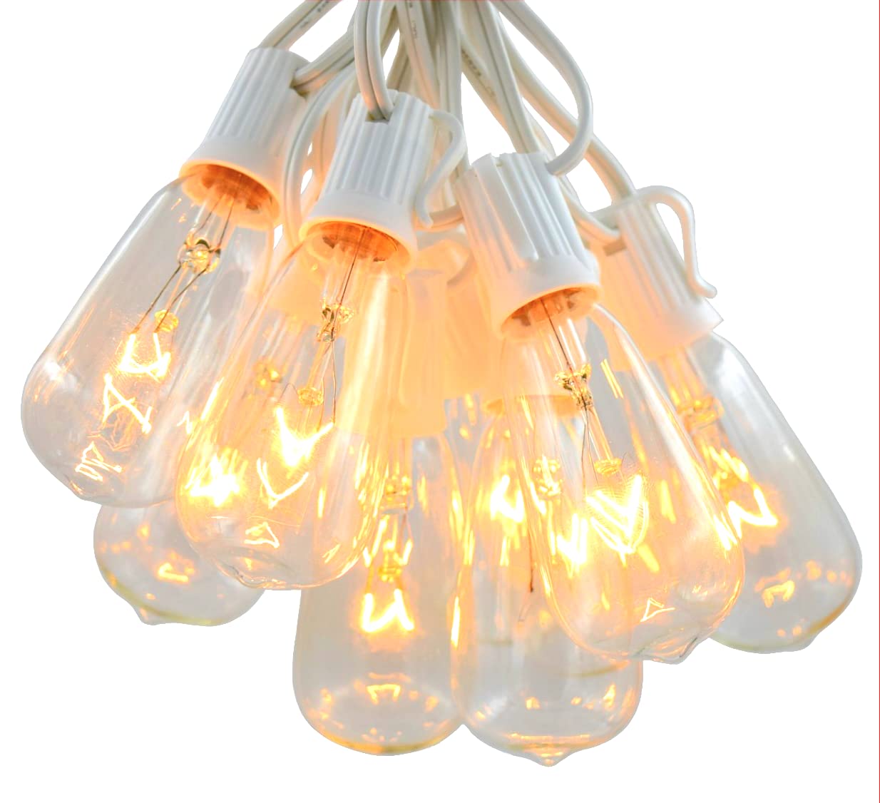 Hometown Evolution, Inc. Vintage Edison Outdoor String Lights (ST40 ...