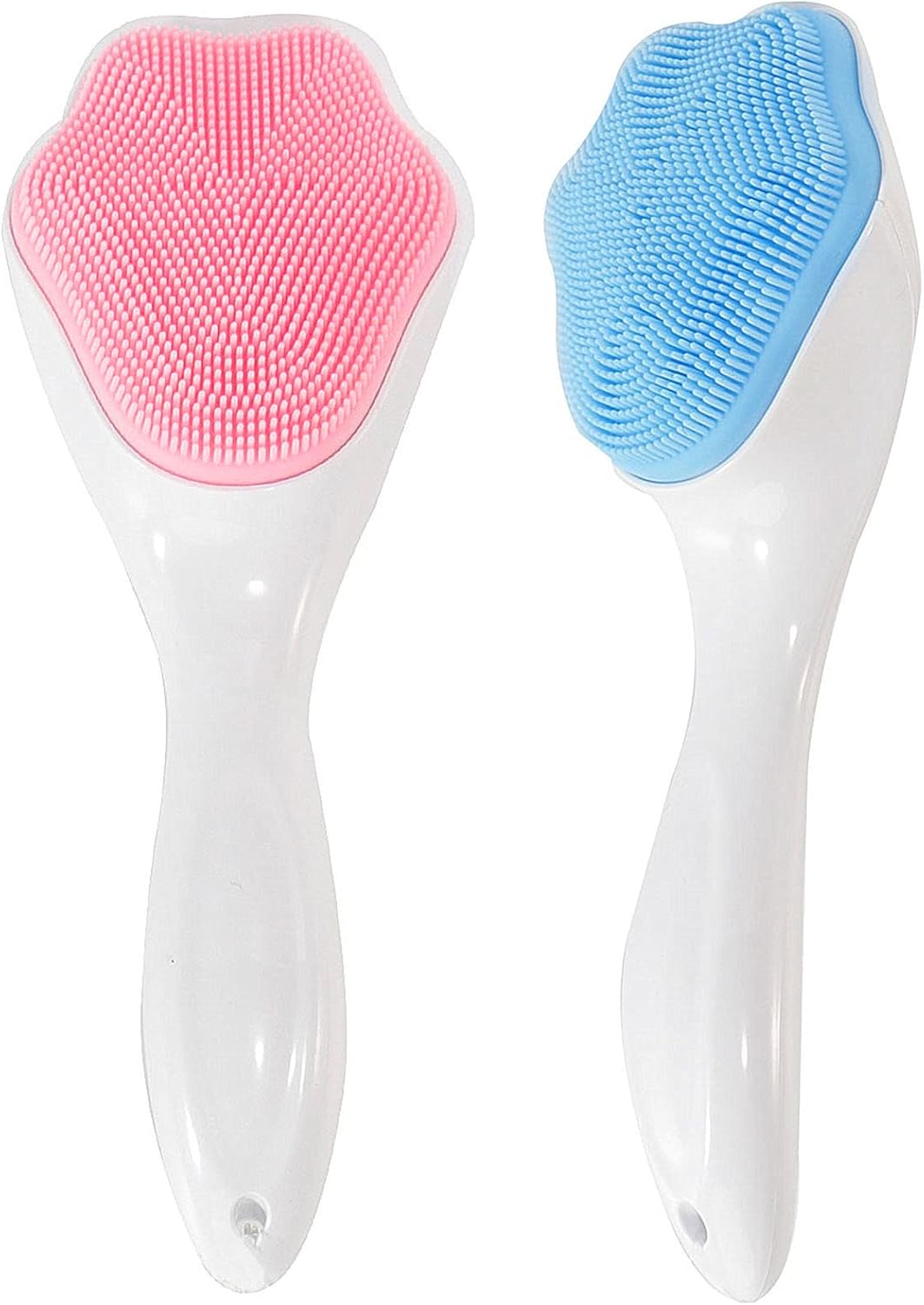 Silicone Face Scrubber Exfoliating Brush, Beomeen 2 Pack Manual ...