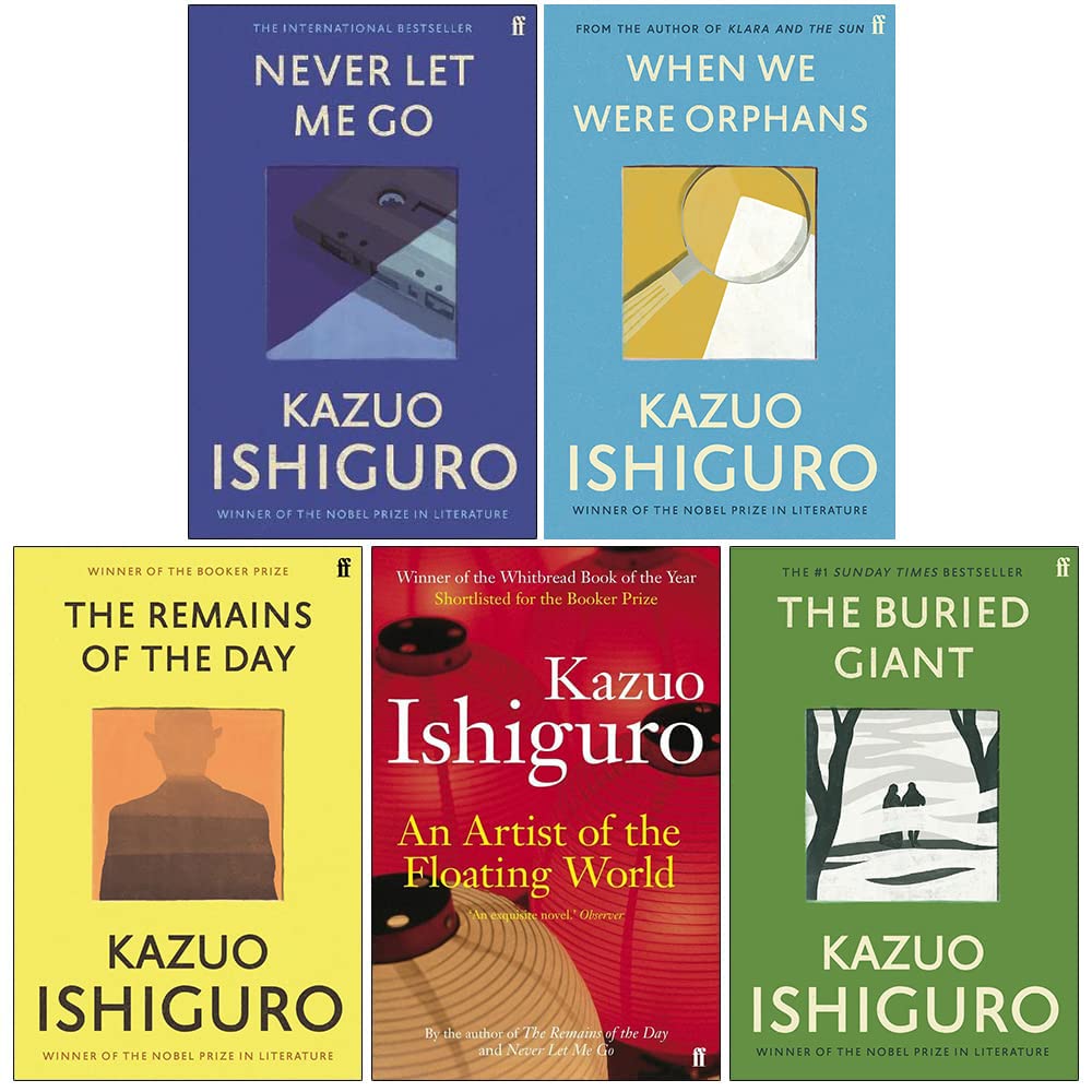 Kazuo Ishiguro Collection 5 Books Collection Set An Artist Floating ...