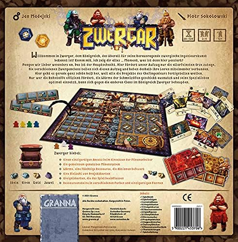 Asmodee Dwarf Connoisseur Game, Strategy Game, German – BigaMart